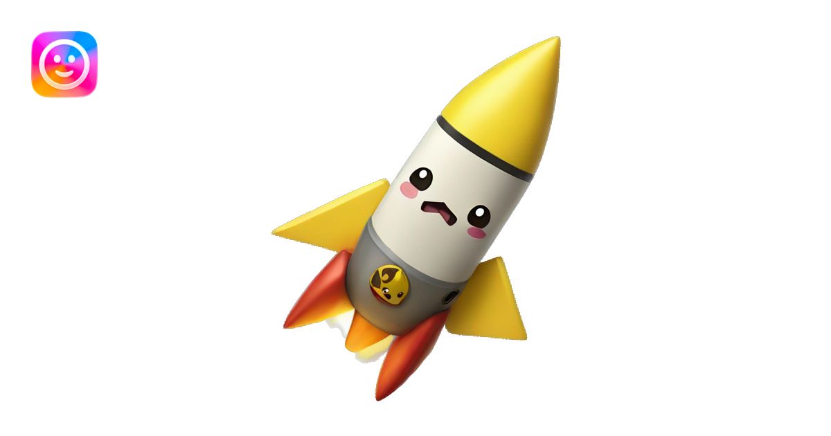 pikachu on a rocket emoji | AI Emoji Generator