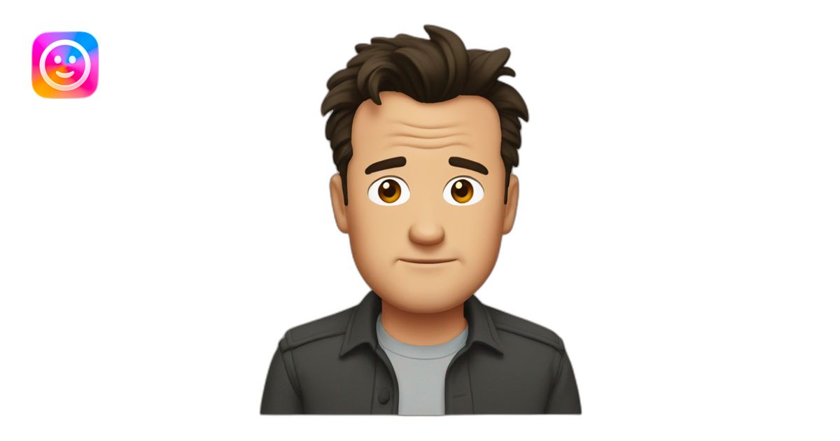 Chandler Bing emoji | AI Emoji Generator