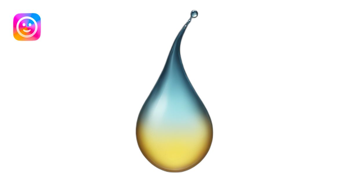 Oil drop emoji | AI Emoji Generator