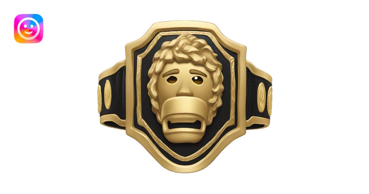 Champion Belt emoji | AI Emoji Generator