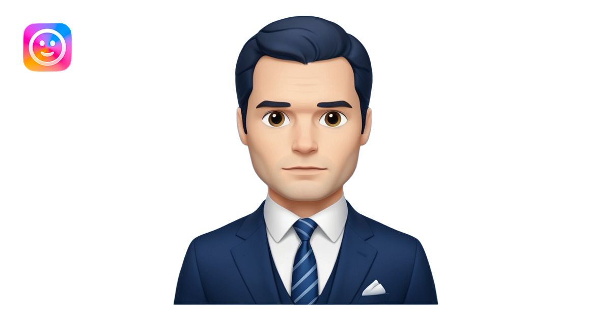 henry cavill in suit emoji | AI Emoji Generator