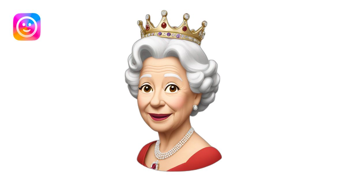 Queen Elizabeth emoji | AI Emoji Generator