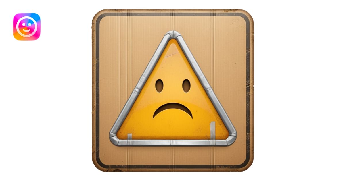 fragile sign emoji | AI Emoji Generator