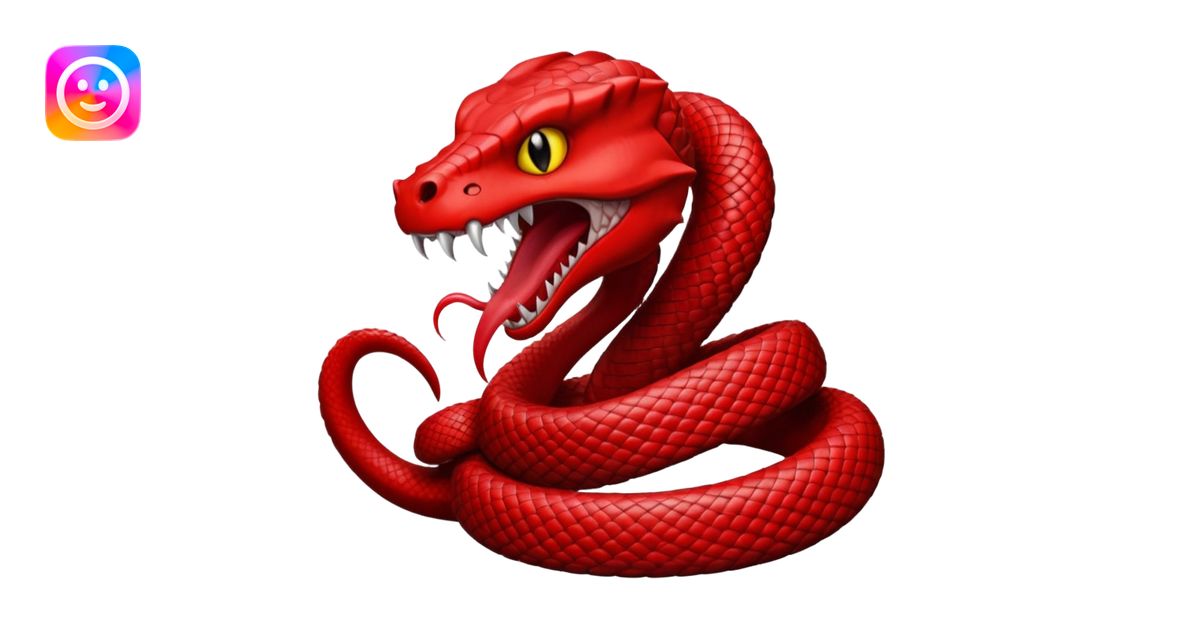 Devil snake emoji | AI Emoji Generator