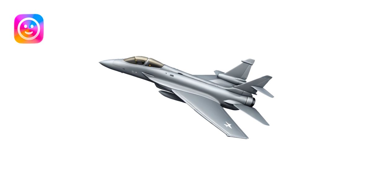 Military jet emoji | AI Emoji Generator