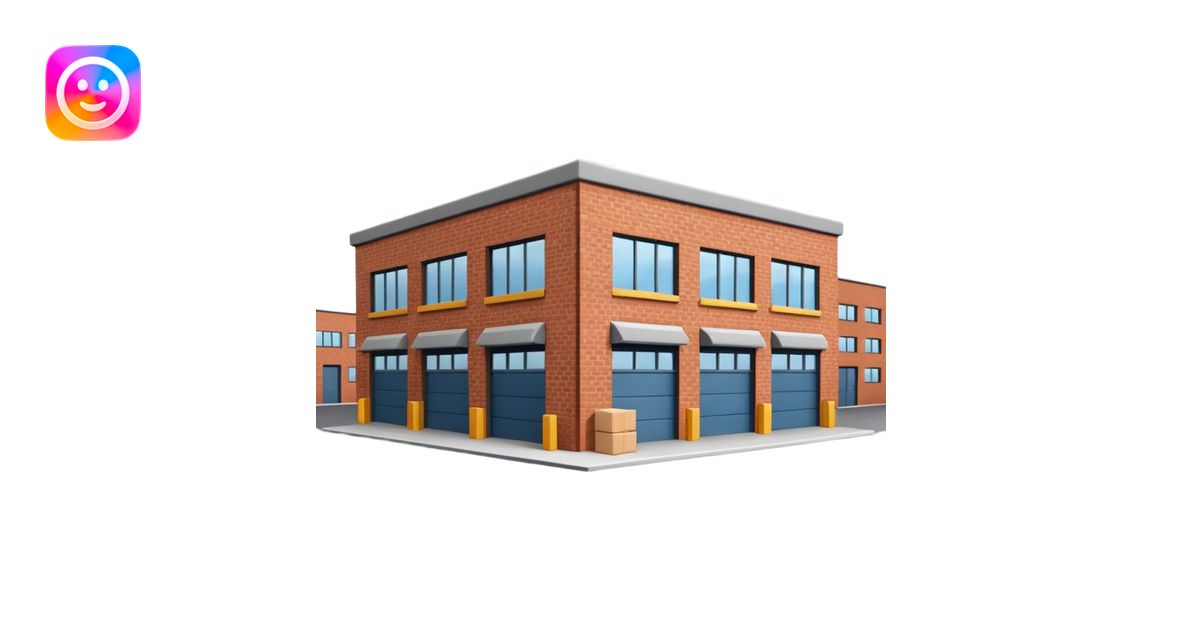 parcel warehouse building emoji | AI Emoji Generator