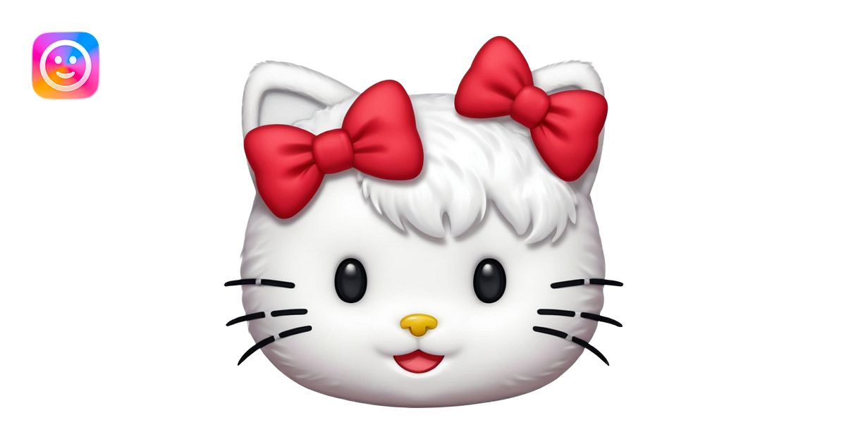 Hello kitty emoji | AI Emoji Generator