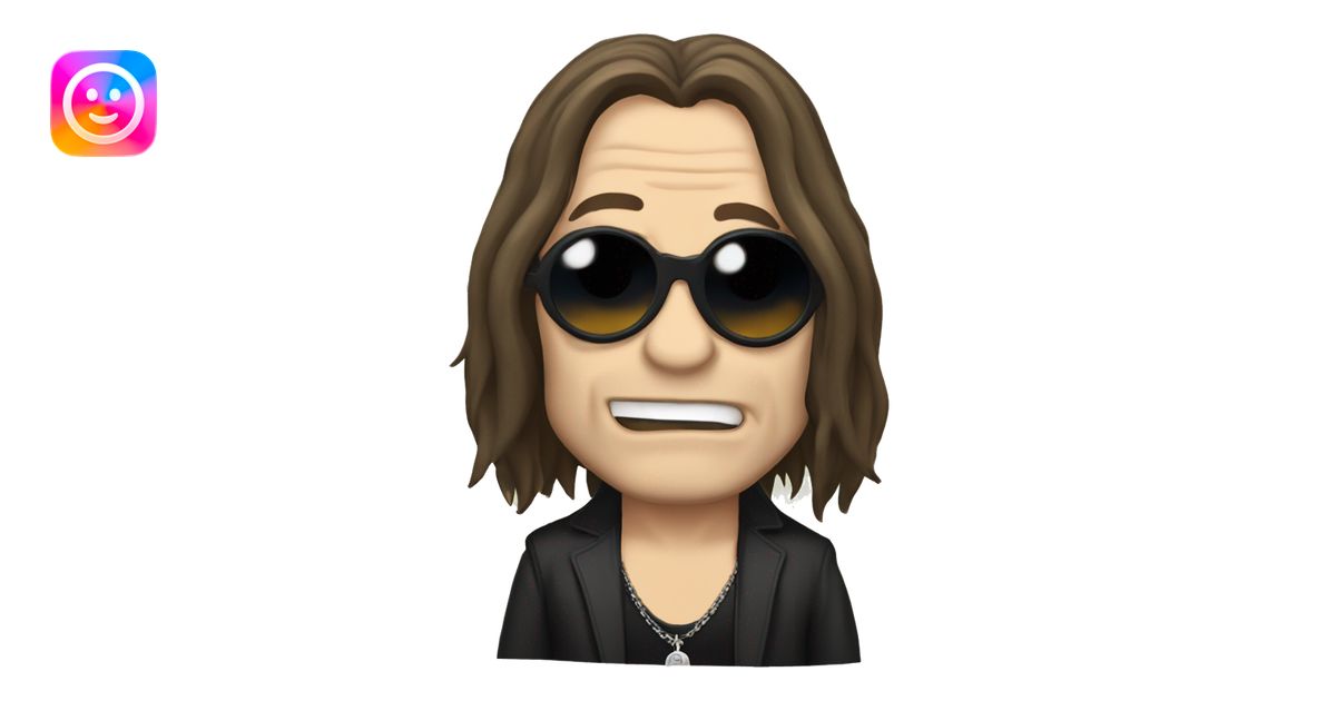 Ozzy Osbourne emoji | AI Emoji Generator