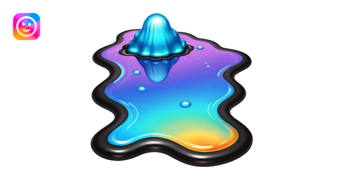 oil spill on floor emoji | AI Emoji Generator