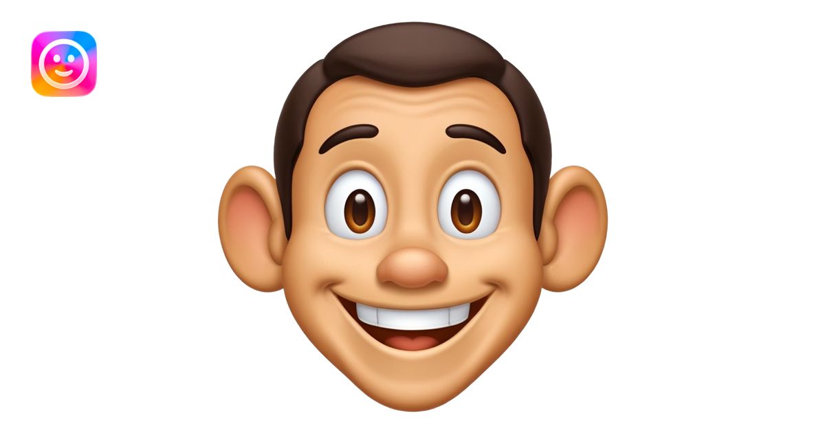 Goofy from Disney smiling emoji | AI Emoji Generator