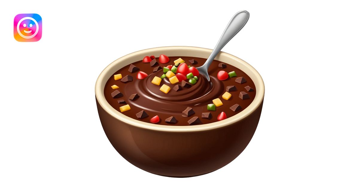 salsa de chocolate emoji | AI Emoji Generator