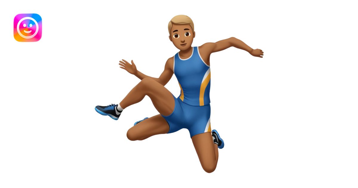 long jump emoji | AI Emoji Generator