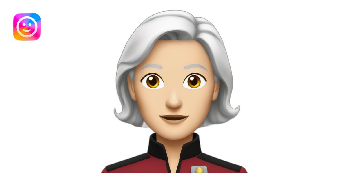 female picard emoji | AI Emoji Generator