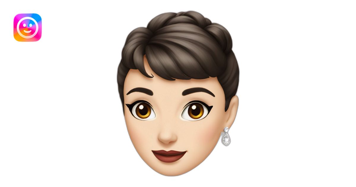 Audrey Hepburn emoji | AI Emoji Generator