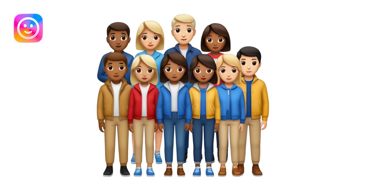 many different groups of people emoji | AI Emoji Generator