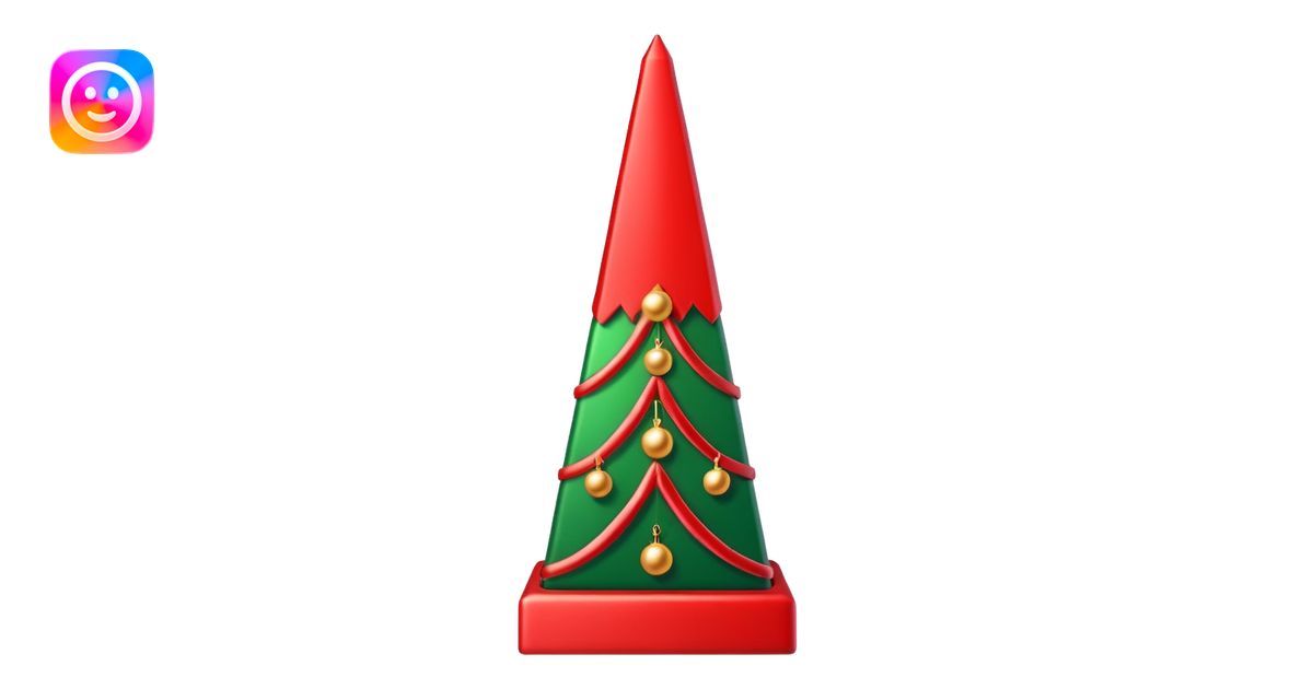 Christmas obelisk emoji | AI Emoji Generator
