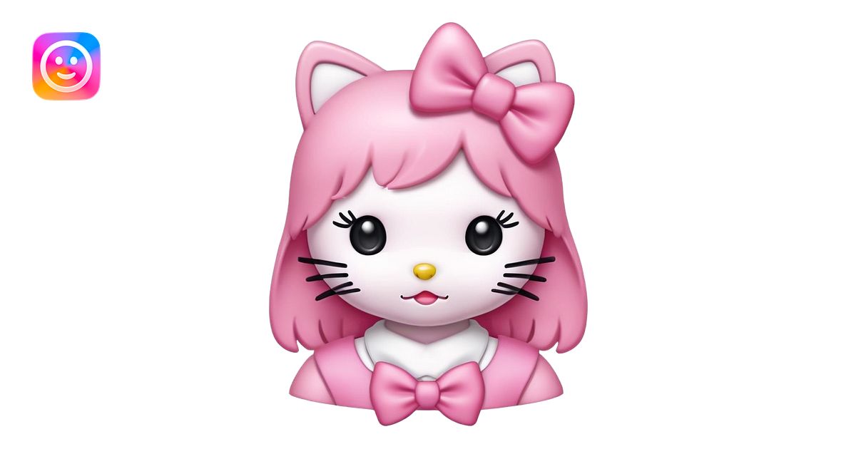 coquette hello kitty emoji | AI Emoji Generator