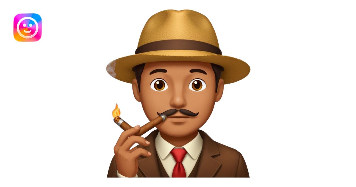 Guy faceGuy face with cigar emoji | AI Emoji Generator