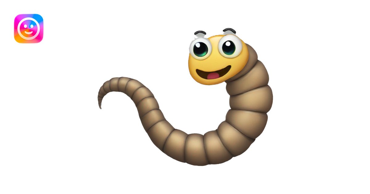 worm emoji | AI Emoji Generator