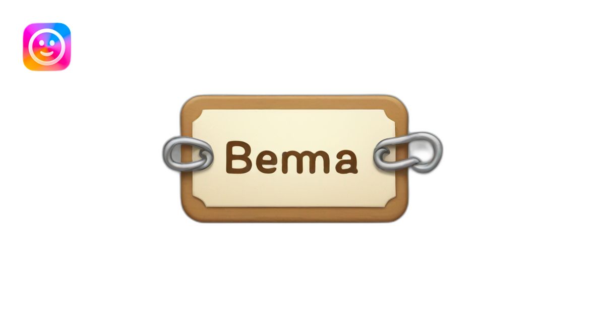 Name Tag emoji | AI Emoji Generator