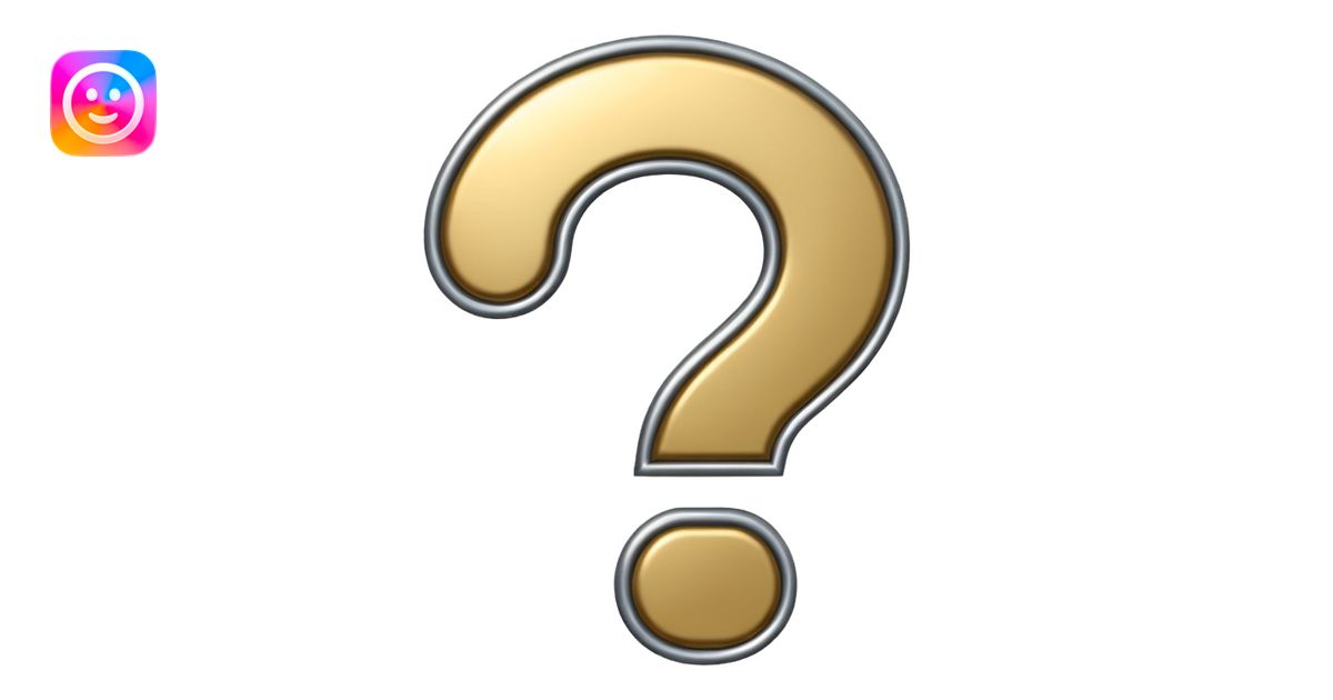 question mark emoji | AI Emoji Generator