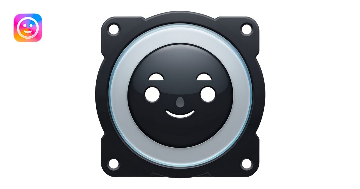 black computer disk emoji | AI Emoji Generator