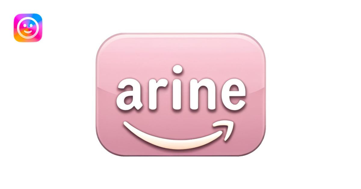 amazon prime video aesthetic logo in pastel pink emoji | AI Emoji Generator