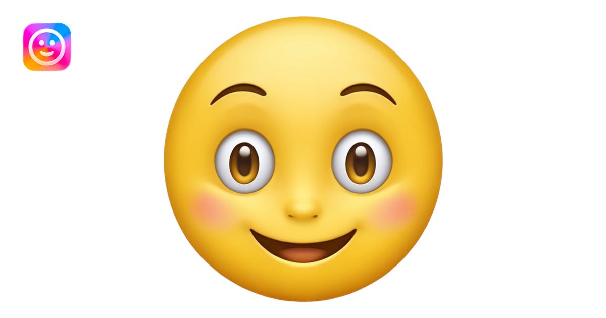 “Create a high-quality, bright yellow emoji with expressive, playful ...