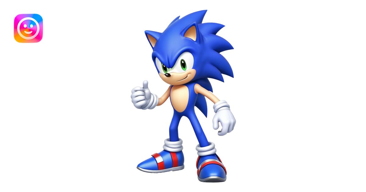 sonic emoji | AI Emoji Generator