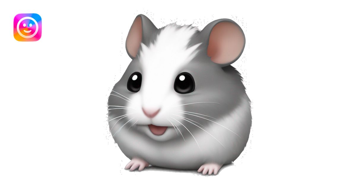 Hamster on Mitsubishi lancer black emoji | AI Emoji Generator