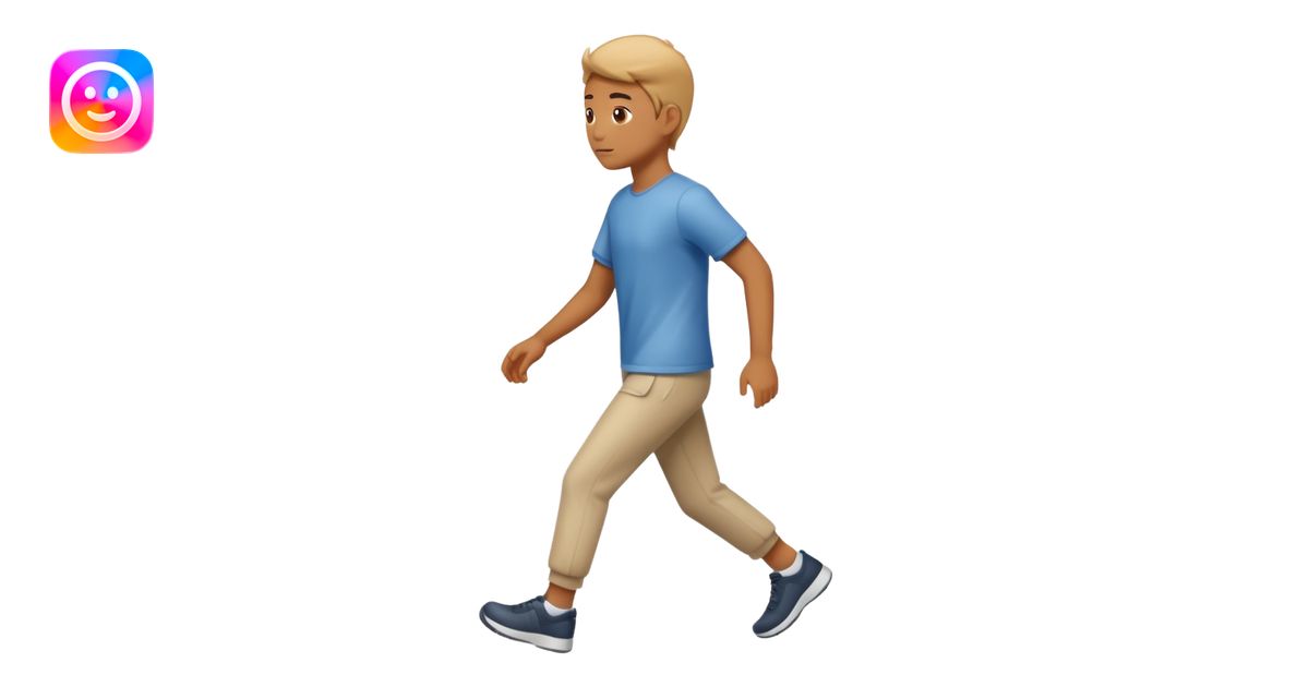 walking emoji | AI Emoji Generator