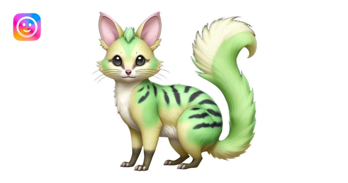 hyper-realistic neon-green-gradients black-pointed natural realistic ...