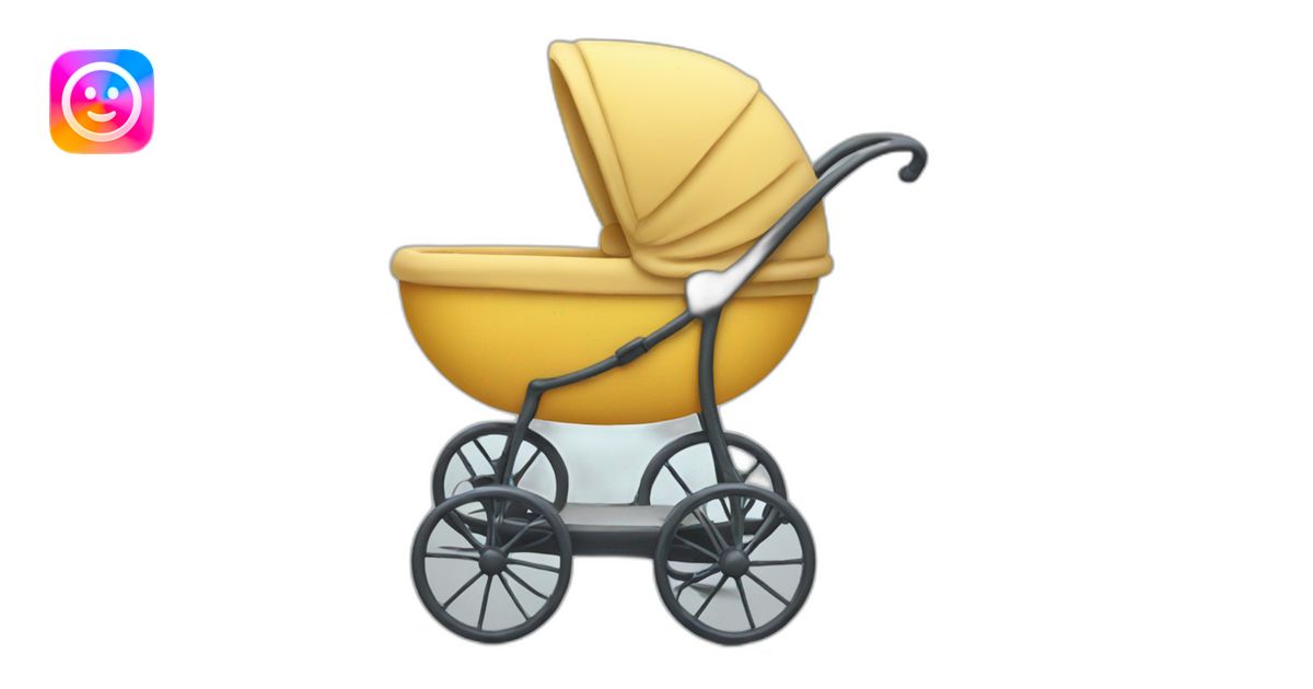 Running pram emoji | AI Emoji Generator