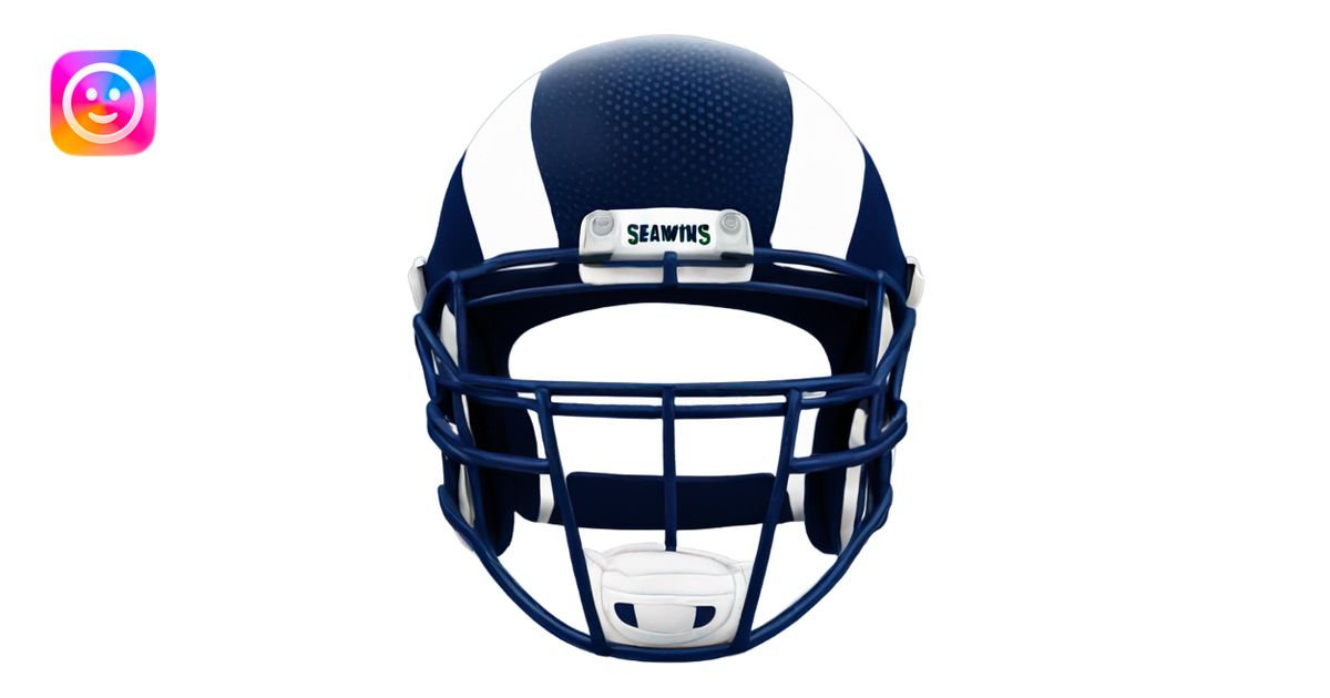 Seattle Seahawks helmet emoji | AI Emoji Generator