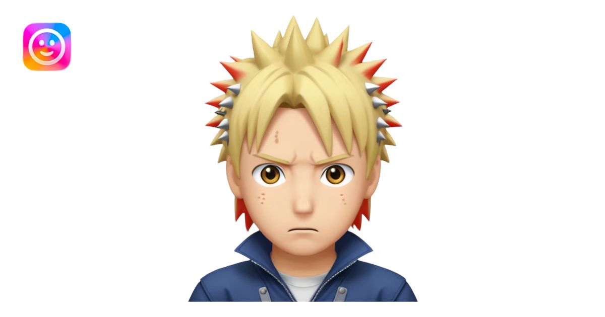 Minato Namikaze emoji | AI Emoji Generator