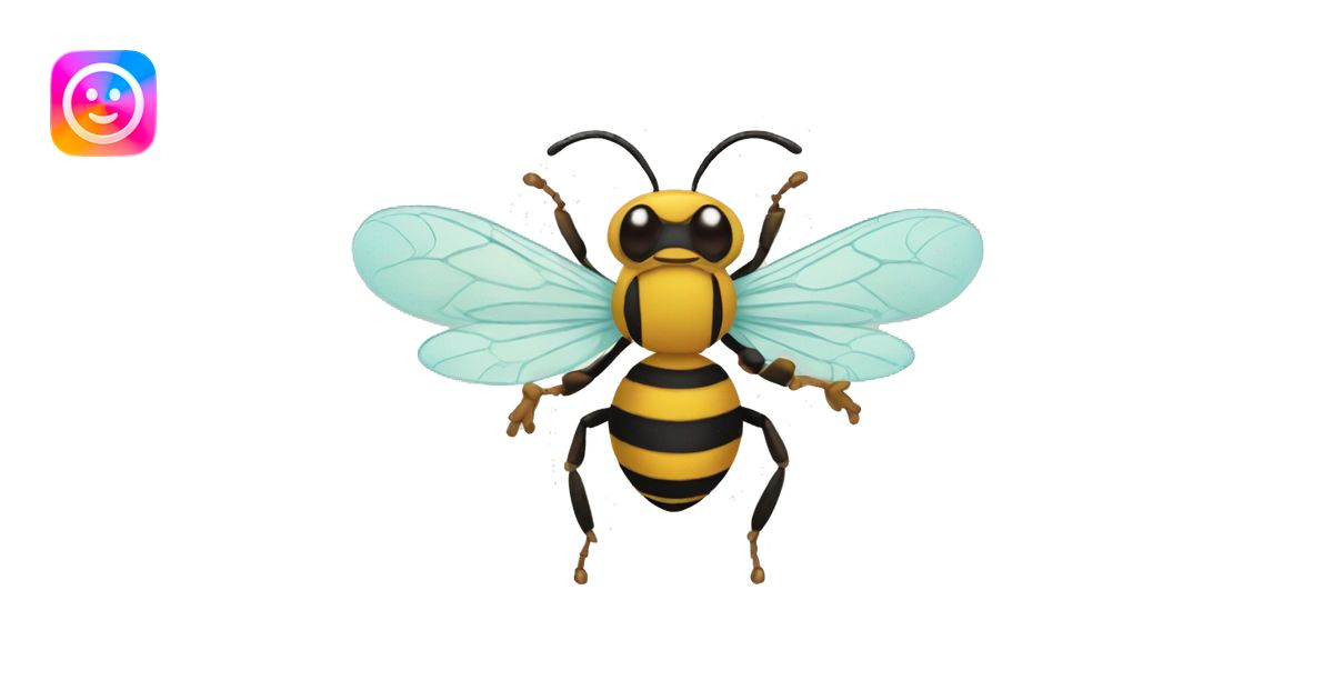 Maya bee emoji | AI Emoji Generator