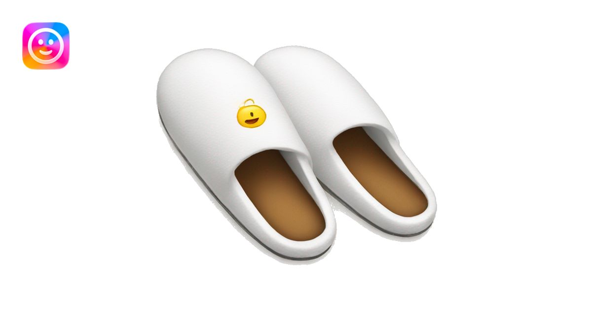 hotel white slippers emoji | AI Emoji Generator