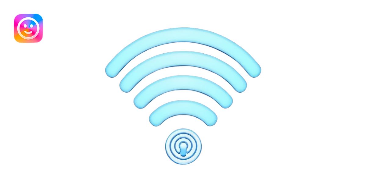 Wi-Fi symbol emoji | AI Emoji Generator