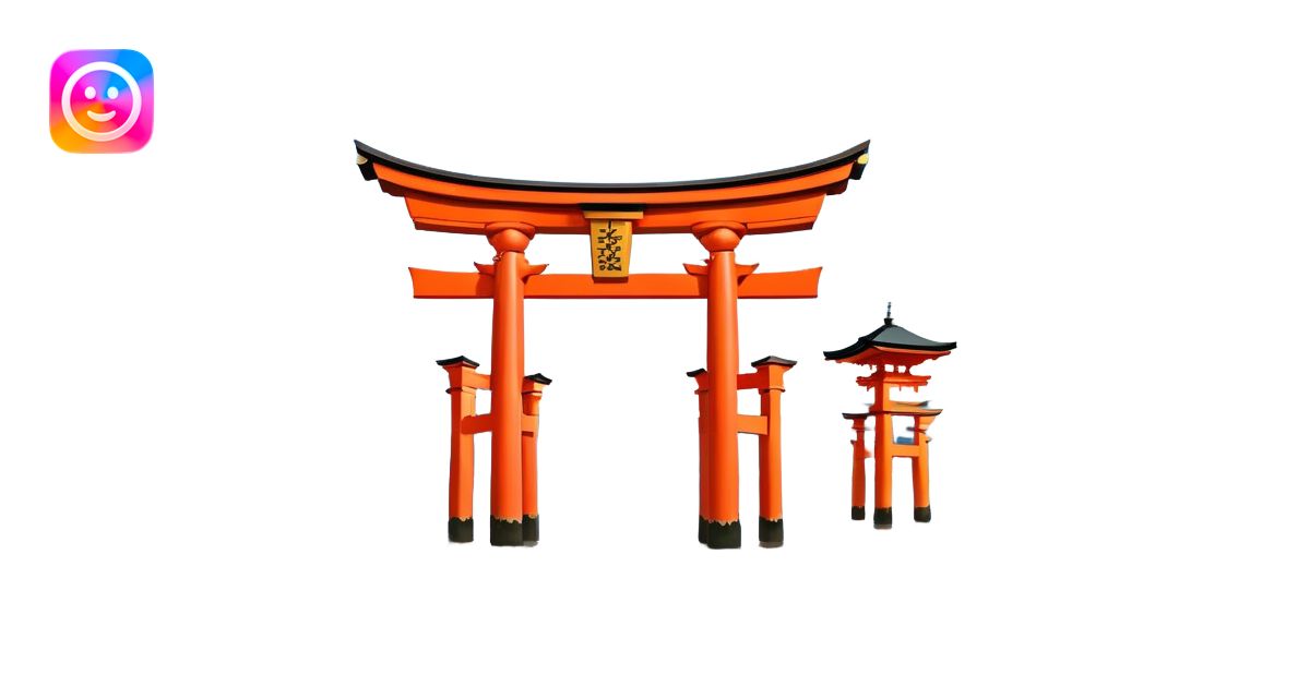 Cinematic Realistic Itsukushima Shrine, depicted as the iconic floating ...