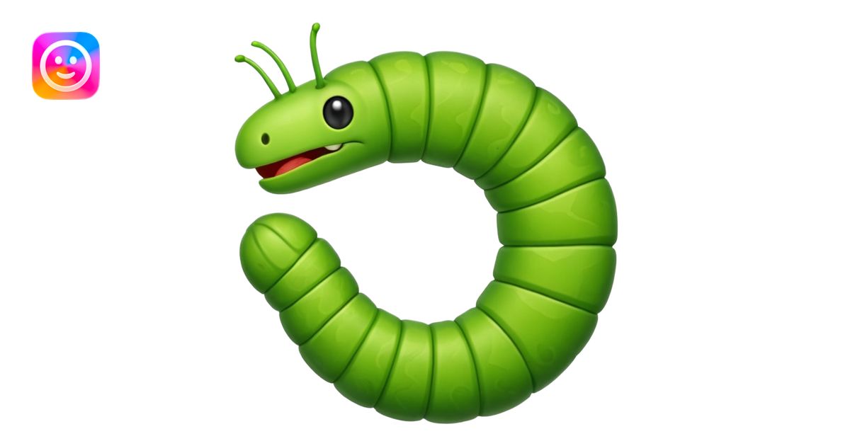 Inchworm inching emoji | AI Emoji Generator