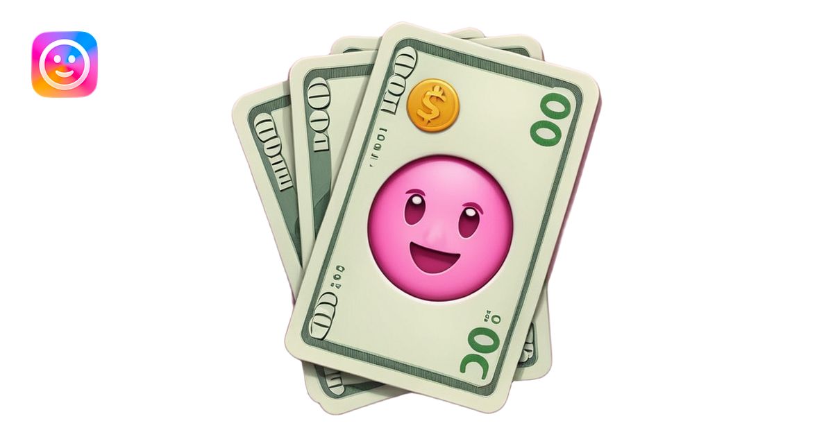 cash flay pink emoji | AI Emoji Generator