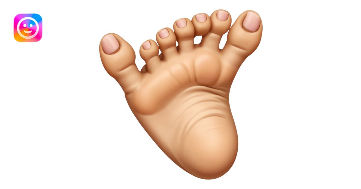 Toe flipping the middle toe emoji | AI Emoji Generator