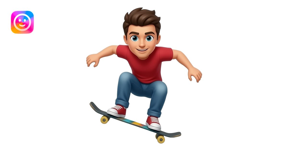road jump emoji | AI Emoji Generator