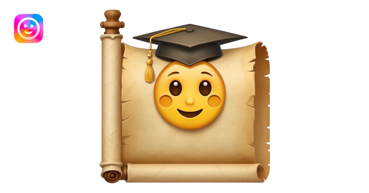 degree emoji | AI Emoji Generator