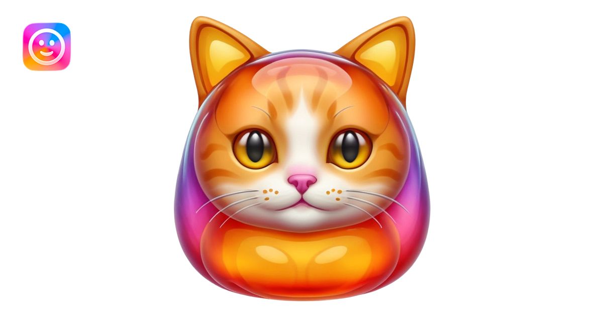 Jelly/jam cat emoji | AI Emoji Generator