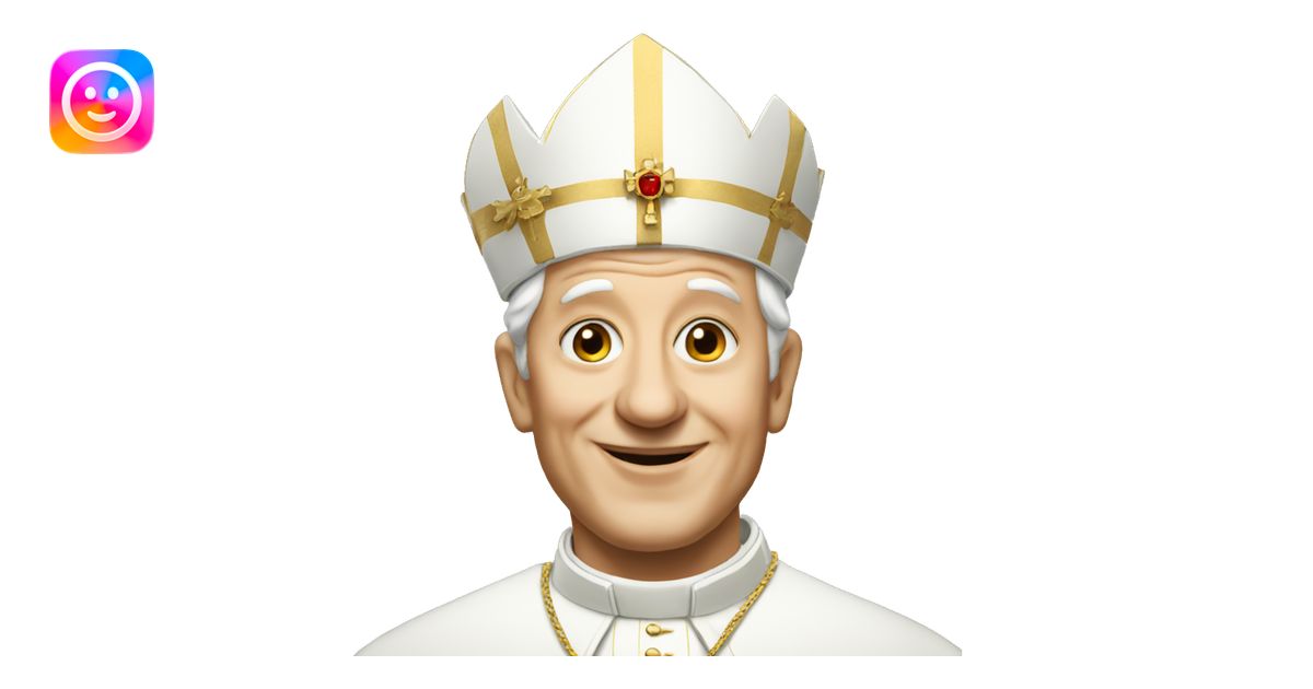pope in a hat emoji | AI Emoji Generator