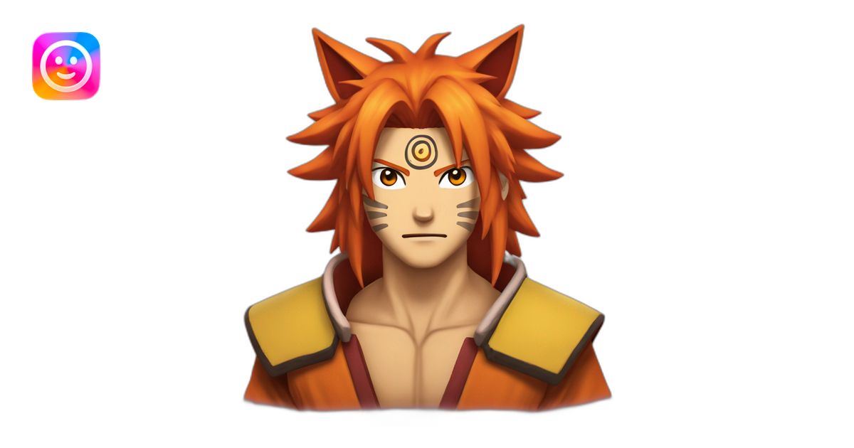 Kurama naruto emoji | AI Emoji Generator