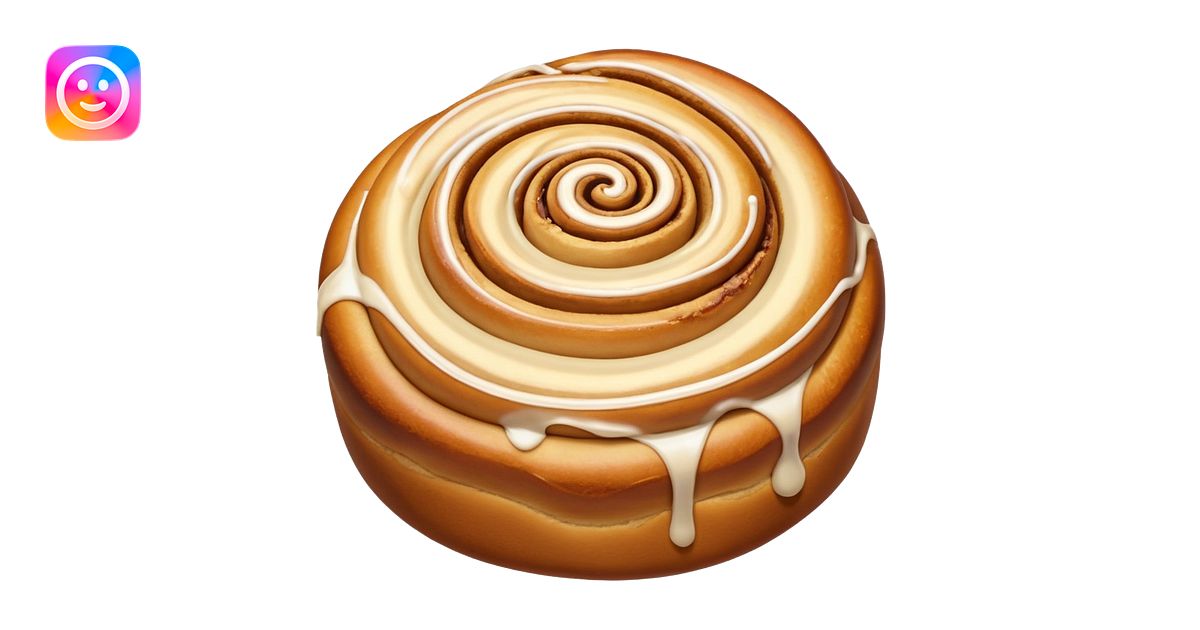 Cinnamon roll emoji | AI Emoji Generator