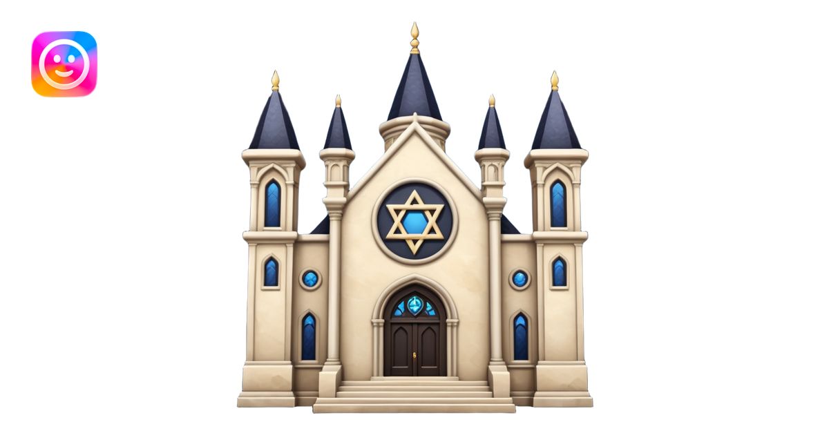jewish synagogue dark aesthetic gothic architecture emoji | AI Emoji ...