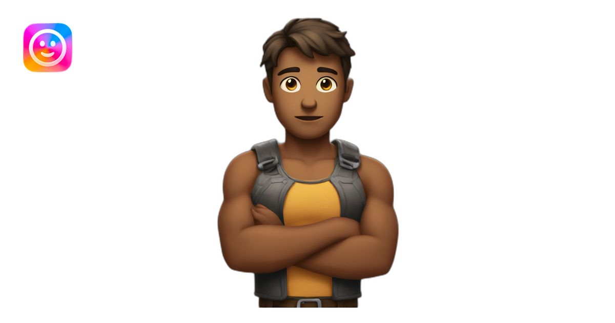 sulky arms crossed emoji | AI Emoji Generator